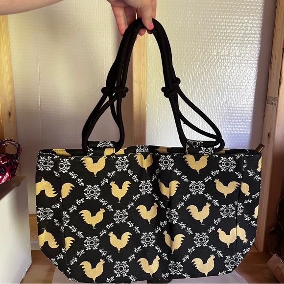 famhouse is my style | Bags | New Farmhouse Rooster Cabin Shoulder Bag ...